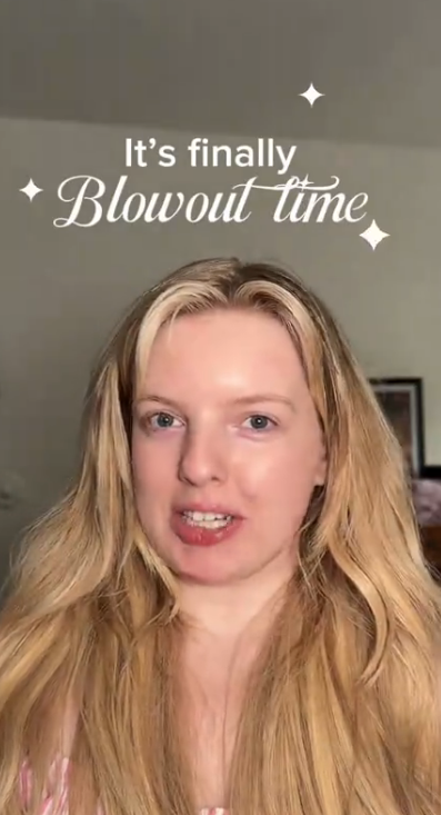 Dyson curls blowout routine