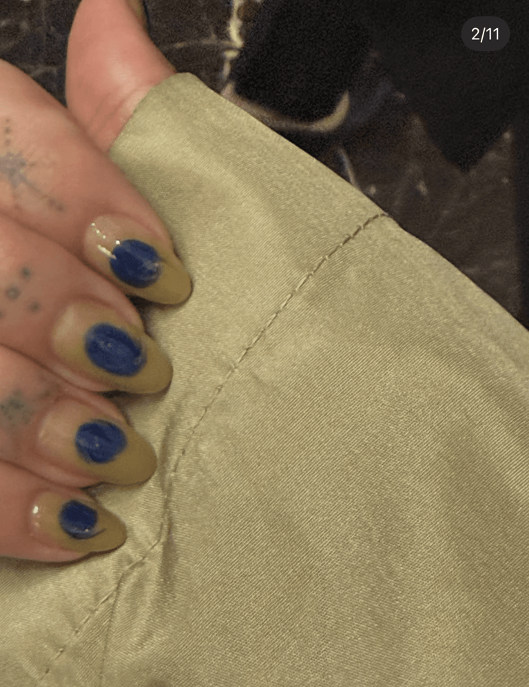 Hailey Bieber's latest nail art is by… Hailey Bieber