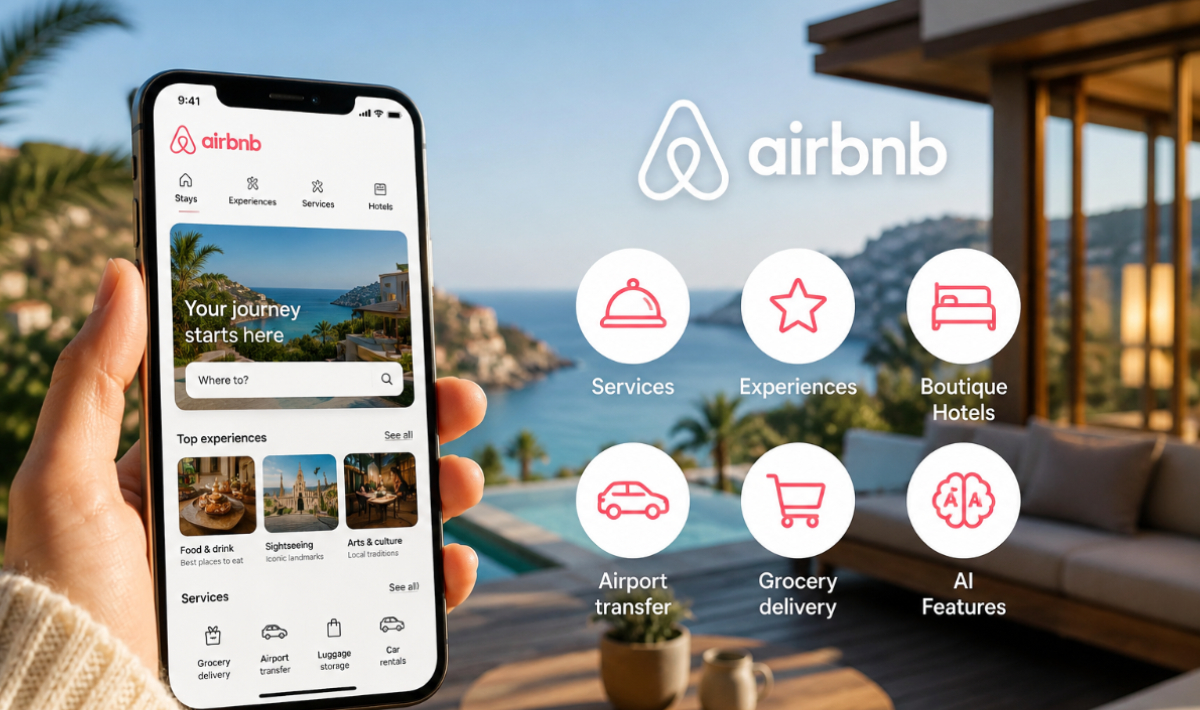 Η Airbnb γίνεται travel super app με ξενοδοχεία, μεταφορές και τεχνητή ...