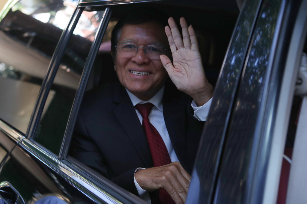 Cambodian opposition leader Kem Sokha receives royal pardon for treason ...