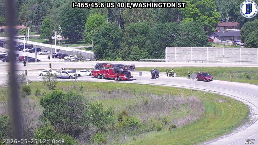 INDOT: I-465 entrance ramp reopen following rollover crash