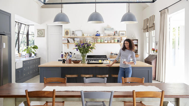 Not paint: Upgrade a kitchen island with a classic look you can DIY