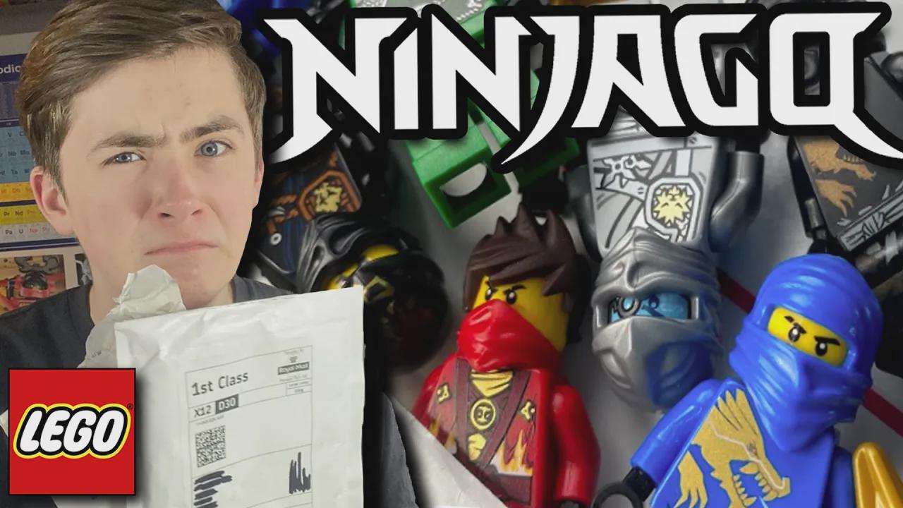 Old Ninjago minifigure unboxing