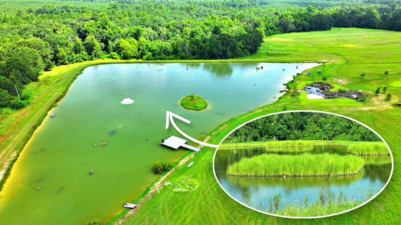 Watch me transform this pond into paradise!