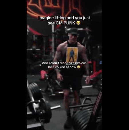 Seems CM Punk got yoked af during his WWE absence