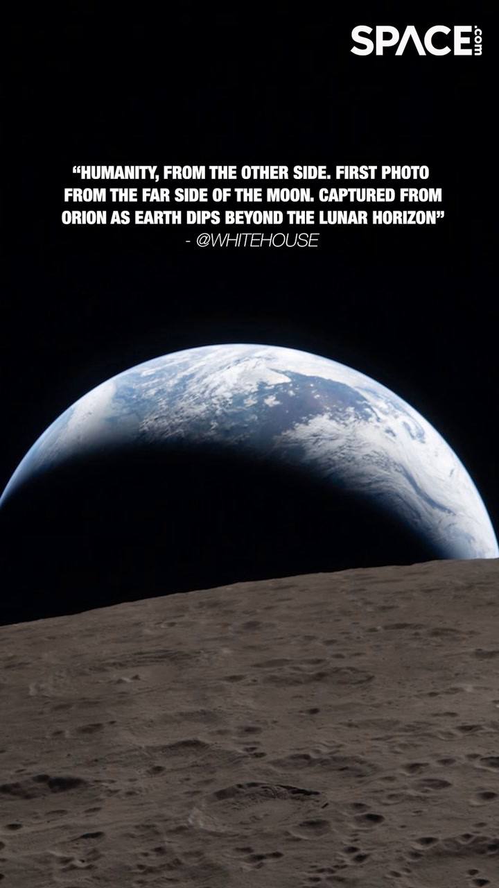 Orion's historic view: Humanity from the other side