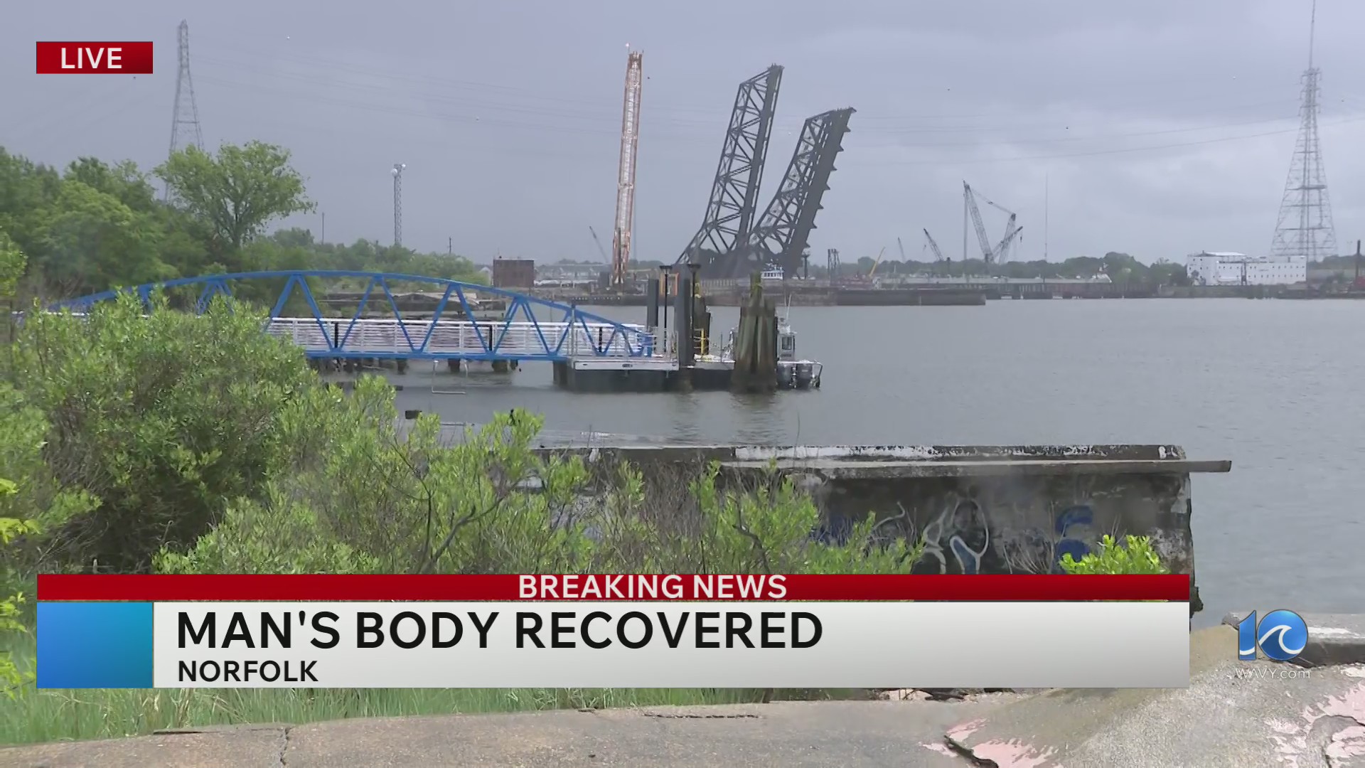 Norfolk police investigating after body found in Elizabeth River