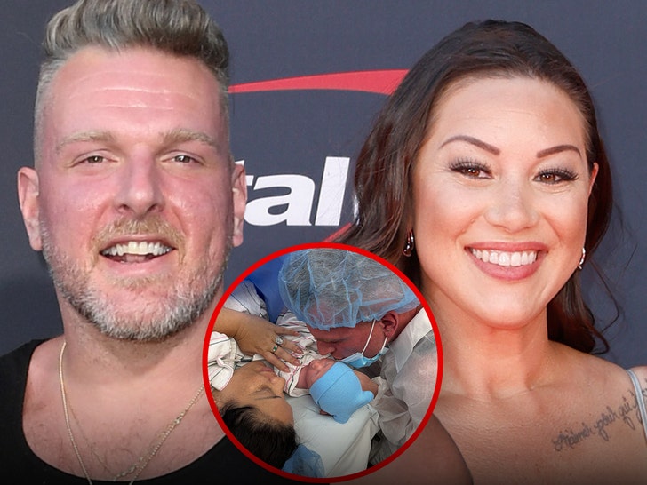 Pat McAfee's wife Samantha welcomes second child after emergency C-section