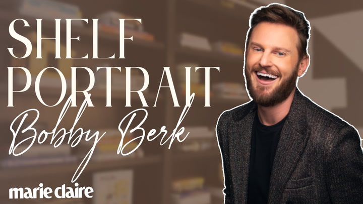 Bobby Berk | Shelf portrait | Marie Claire