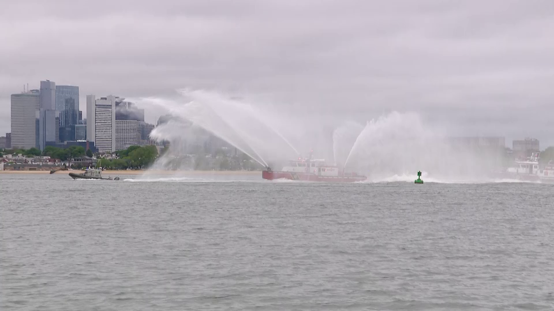 Boston Fire honors fallen firefighter as it welcomes new vessel