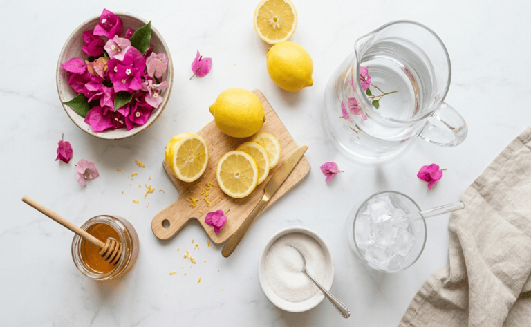 ¿Tienes una bugambilia en casa? Haz esta limonada floral refrescante