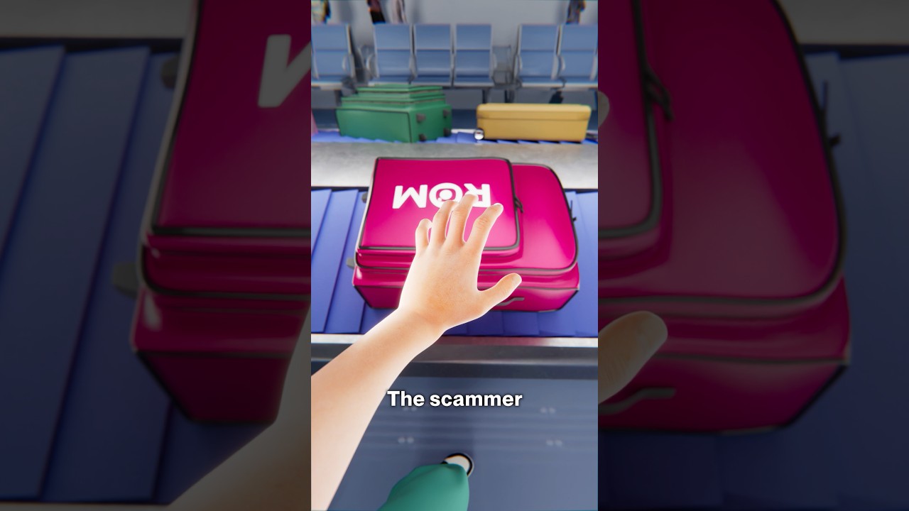 How the luggage scam works (exposed) 😳