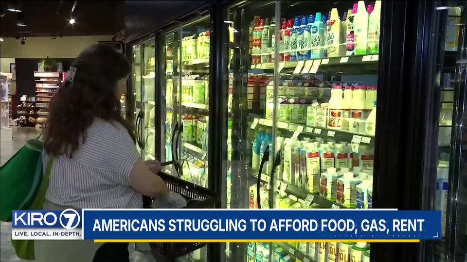 Video: Americans struggling to afford food, gas, rent