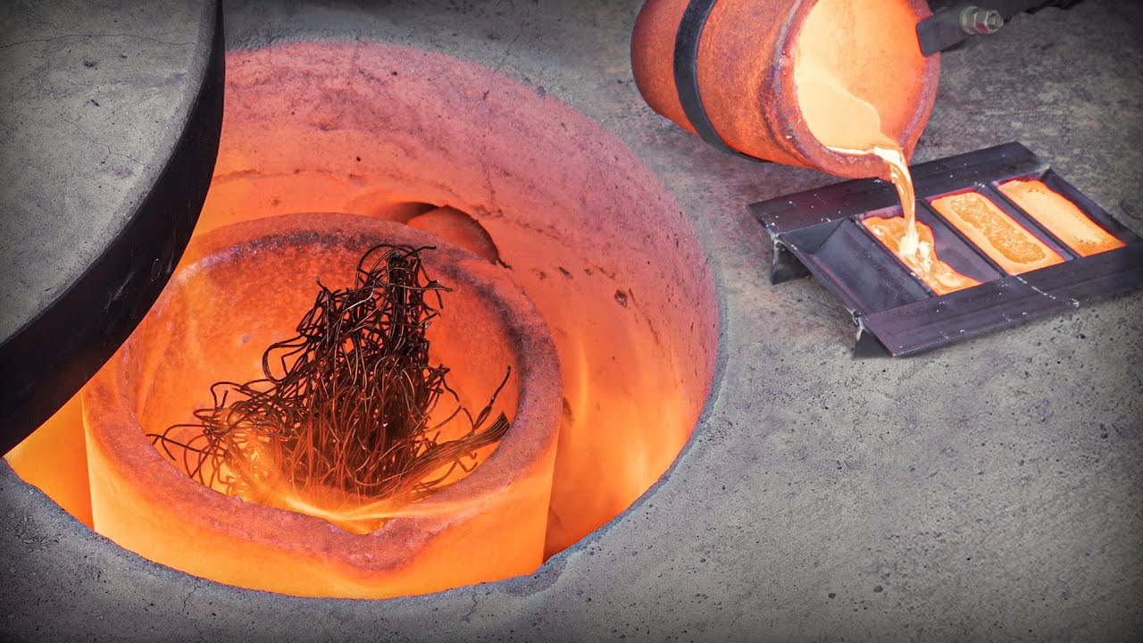 I turned old motors into shiny copper ingots! 🔥