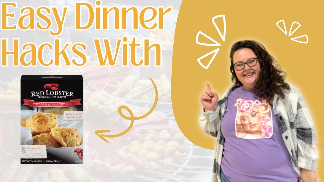 Dinner hacks with Cheddar Bay Biscuit mix easy comfort food ideas