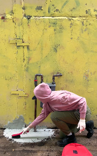 Experience the magic of vibrant street art in motion!