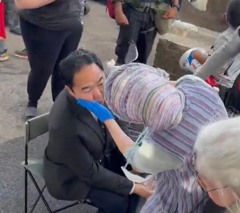 Senator Andy Kim injured in tear gas incident at ICE protest