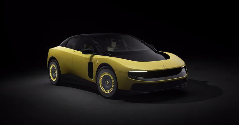 The Ferrari Luce EV looks like a supercar and a shuttle van had a baby