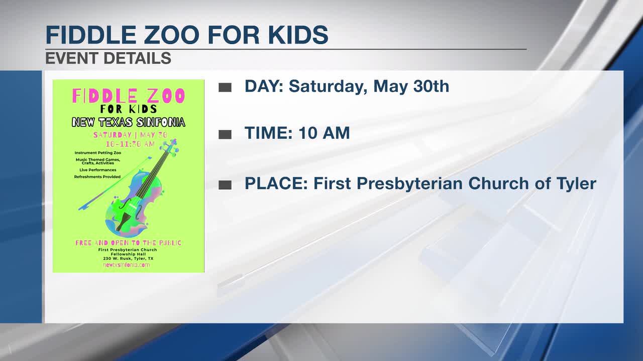 New Texas Sinfonia invites families to 'Fiddle Zoo' instrument petting zoo