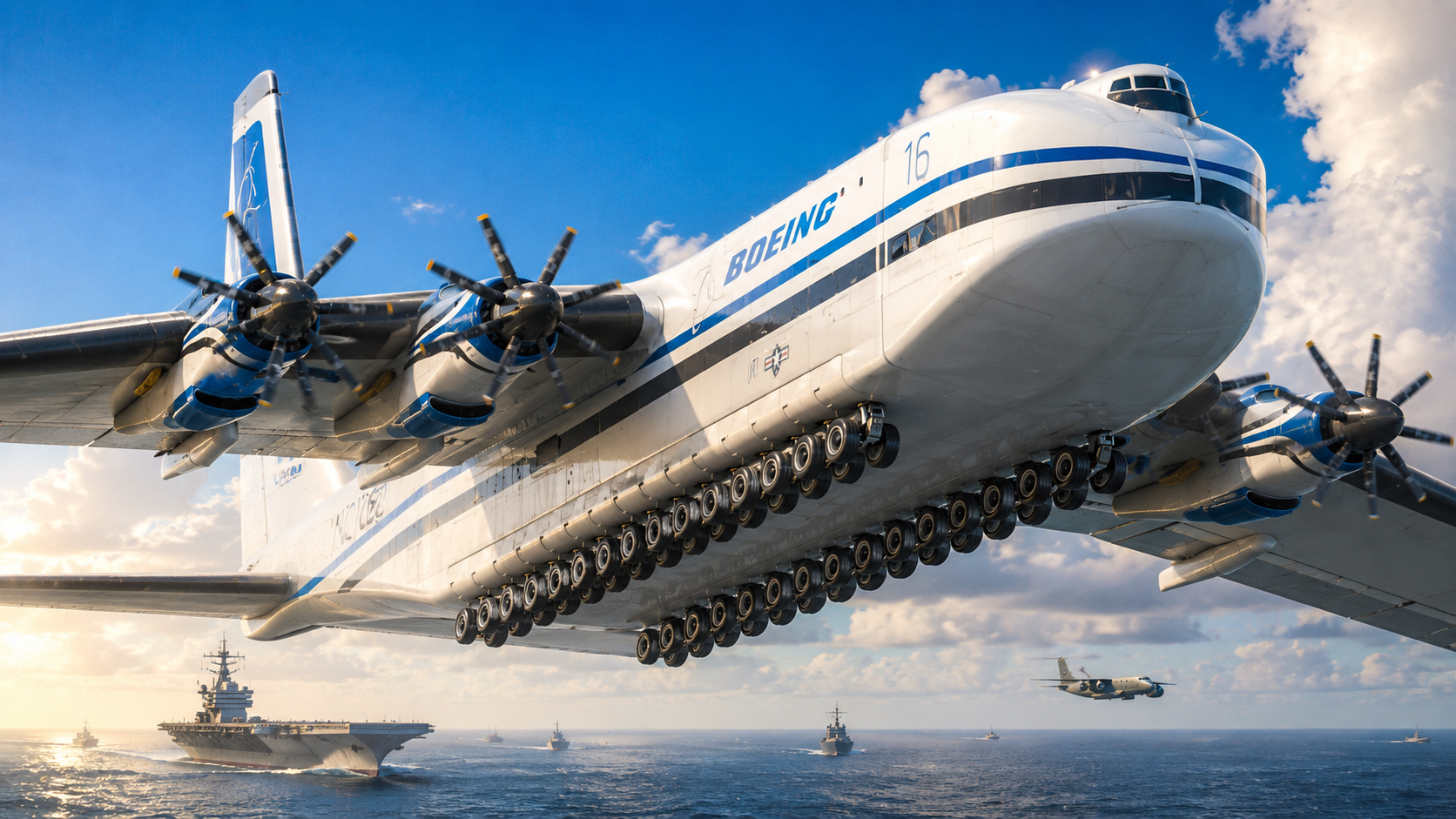 The giant Boeing Pelican - the super transport too big for the real world