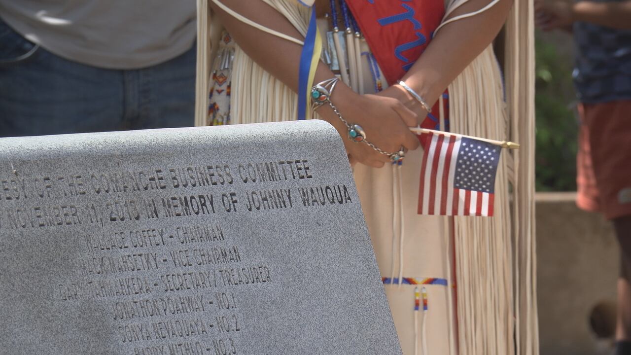 Comanche Indian Veterans Association holds Memorial Day ceremony