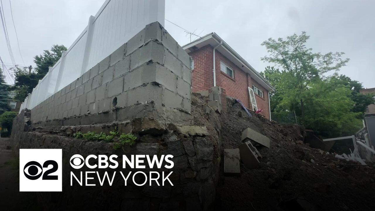 Rain likely contributed to Yonkers retaining wall collapse