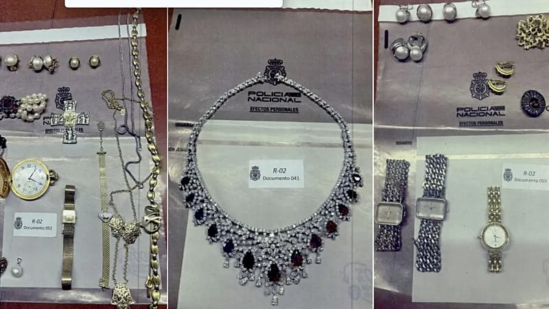 Jewellery, watches and cash in golf bags seized in Zapatero case in Spain