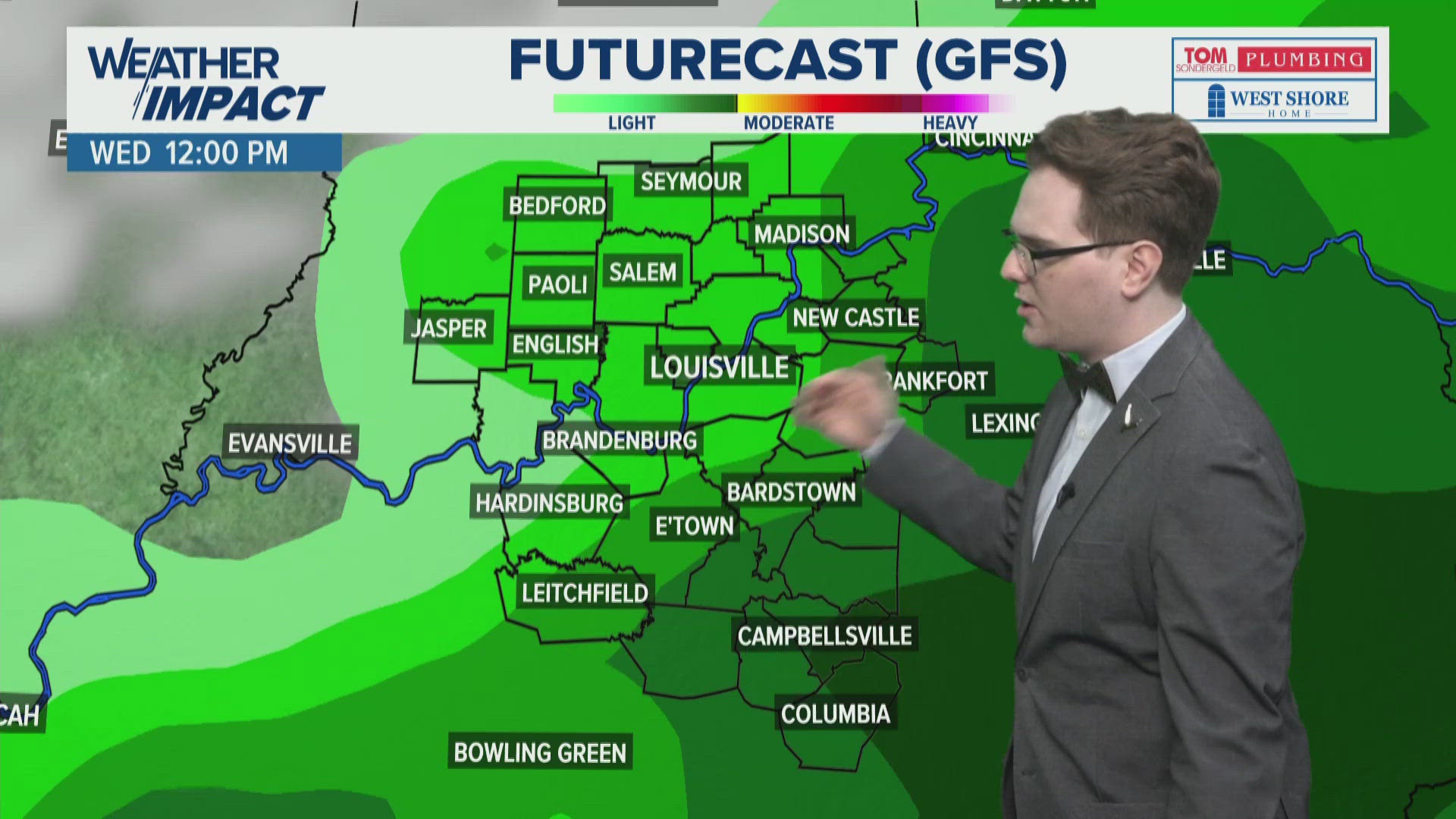 Widespread rain likely Tuesday as we look ahead to a drier pattern ...
