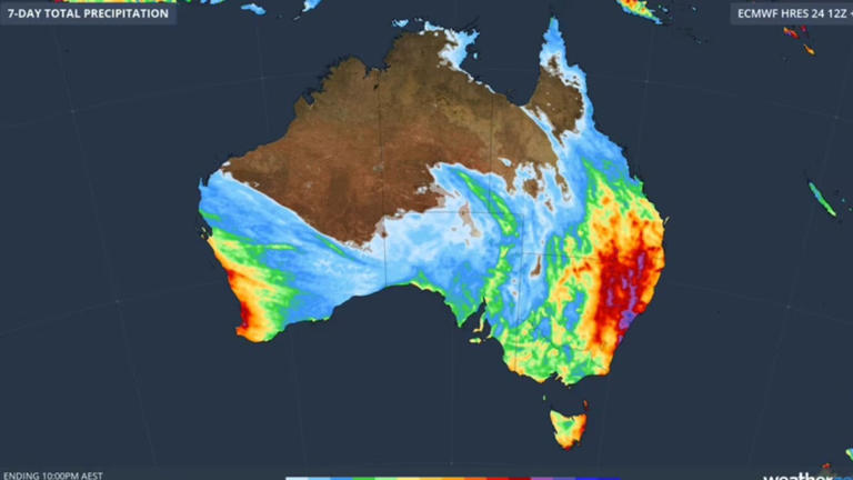 Major rain event to drench Australia