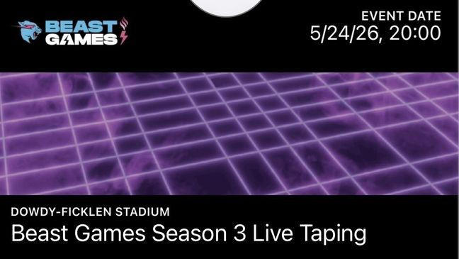 Thousands attend live taping of 'Beast Games' season 3 at ECU stadium