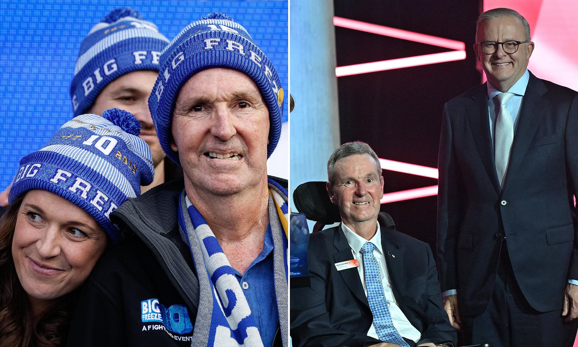 Neale Daniher's family accepts huge honour for fallen footy icon after ...
