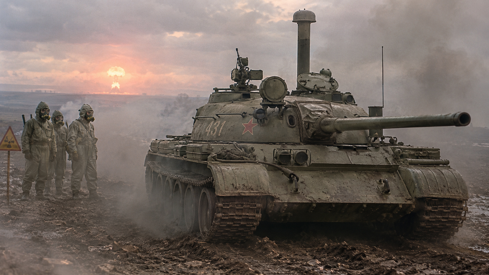 The T-55 - The Soviet tank rebuilt for the nuclear battlefield