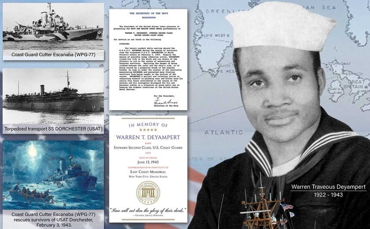 Coast Guard hero Warren Deyampert honored in Gadsden on Memorial Day