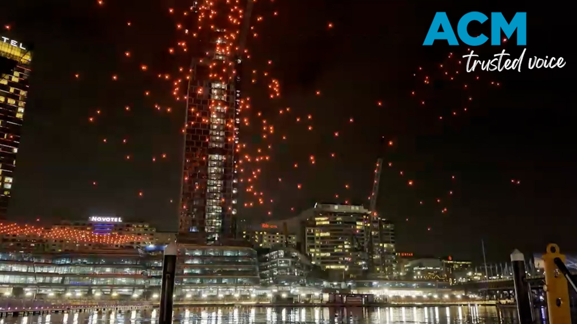 Vivid Sydney drone show cancelled after 'catastrophic malfunction'