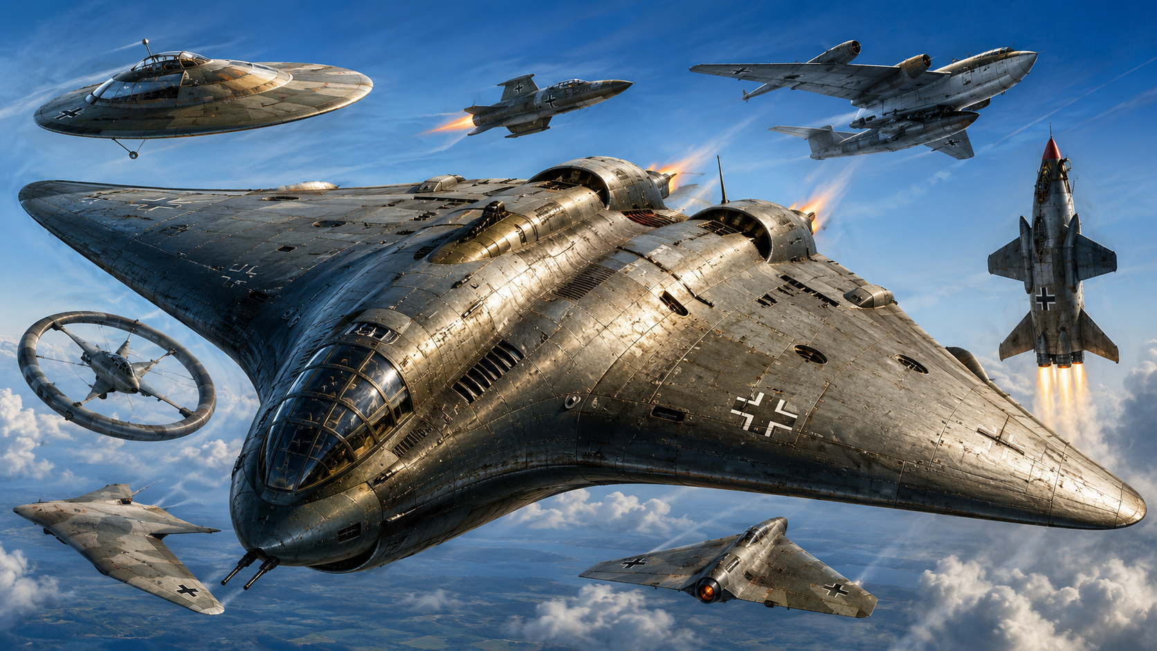 11 insane Nazi aircraft ideas - from flying wings to bombers for New York