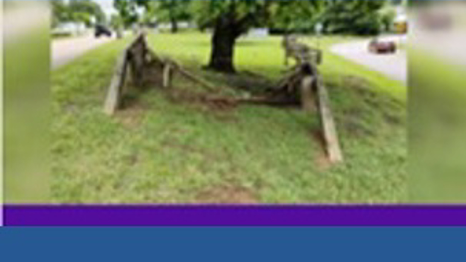 Hit-and-run damages fence at Crockett Tavern Museum