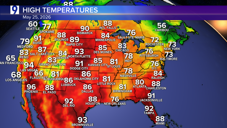 Monday almanac: Picture-perfect Memorial Day 15+ degrees warmer than a ...