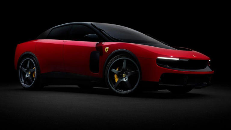 Ferrari unveils first fully electric car