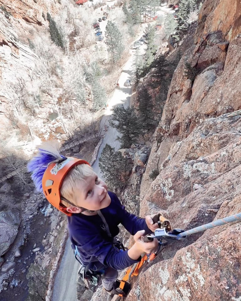 Incredible 7-year-old called 'Danger' becomes youngest to scale ...