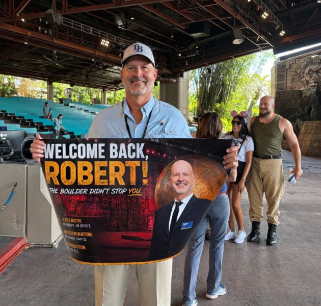 Injured Indiana Jones performer returns to work at Walt Disney World ...