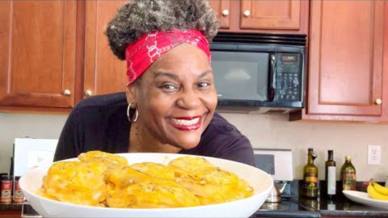 Cheesy garlic butter potato stackers recipe