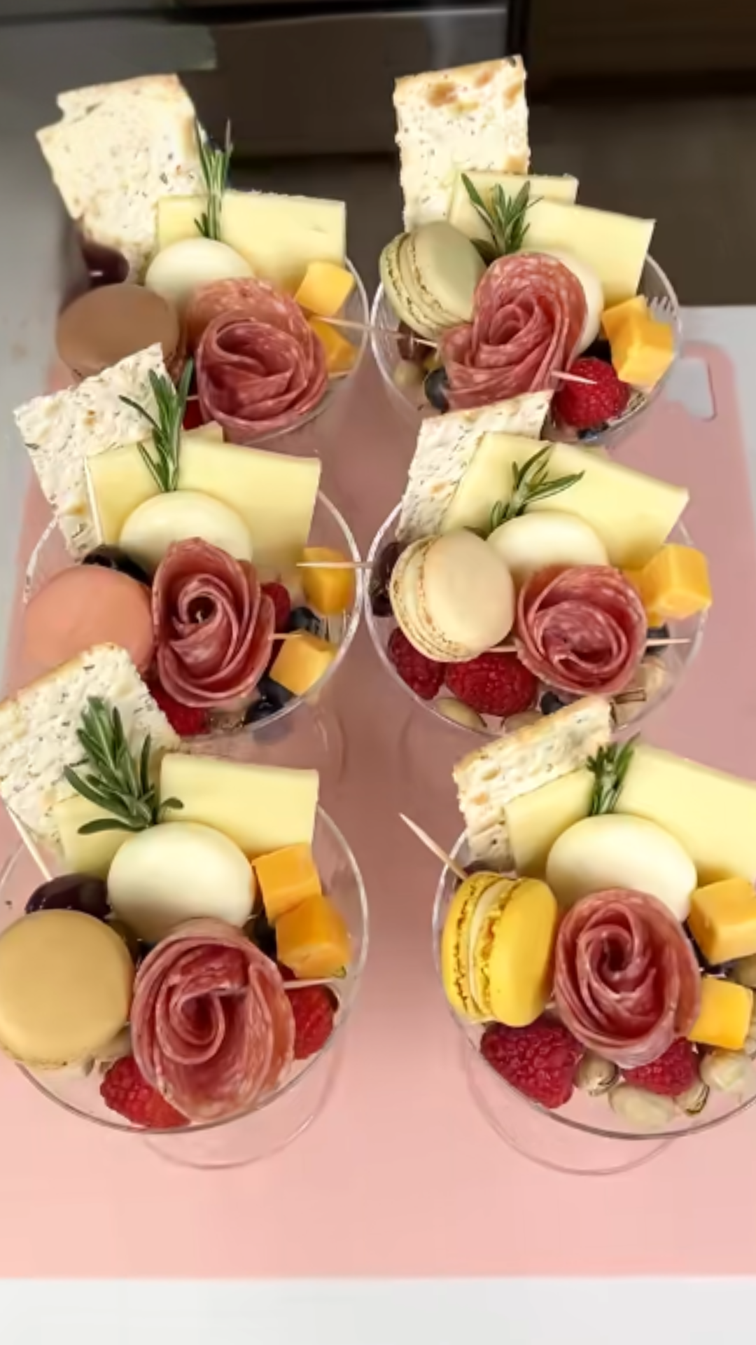 Champagne Coupe Charcuterie Cups Easy Party Idea
