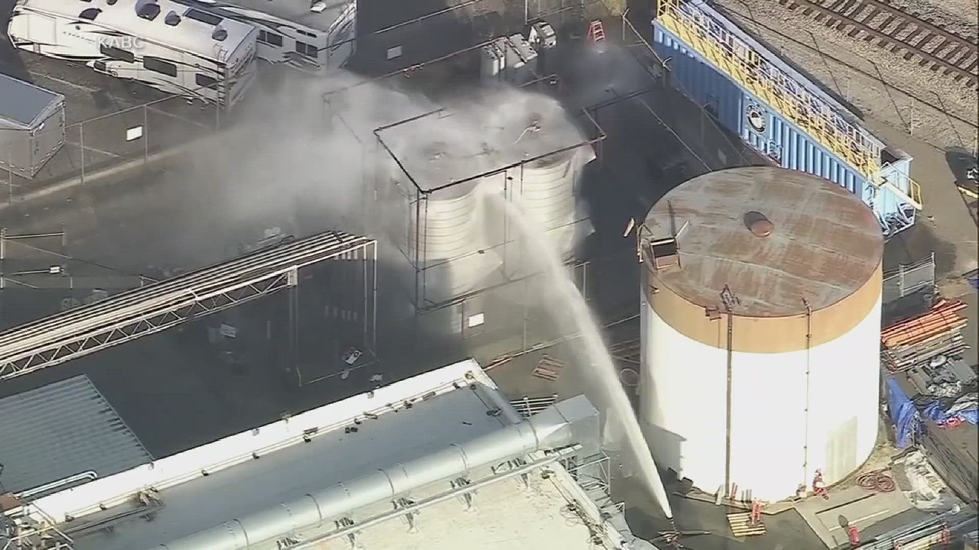 Failing chemical tank in California no longer poses threat of explosion