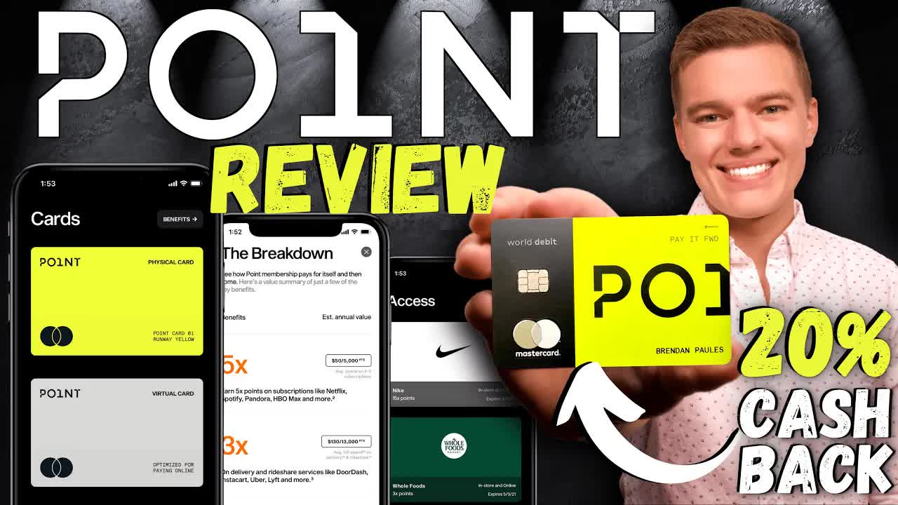 Point debit card review | 20% cash back!