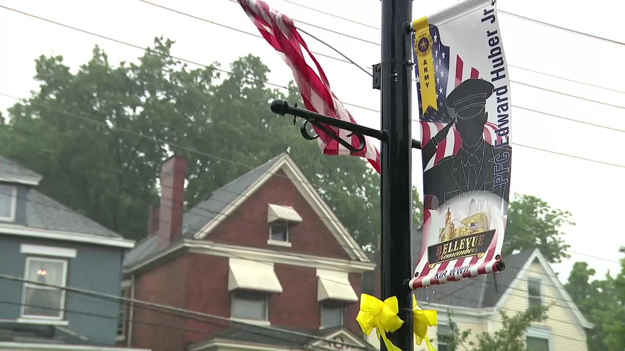Kentucky father honors fallen son, others with Memorial Day banner tribute