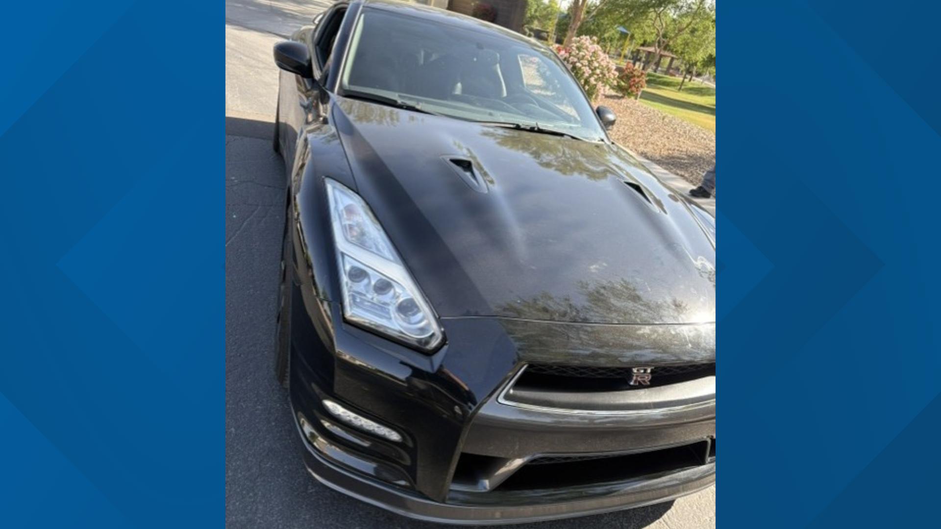 Stolen Nissan GT-R found hidden in Arizona after VIN was allegedly ...