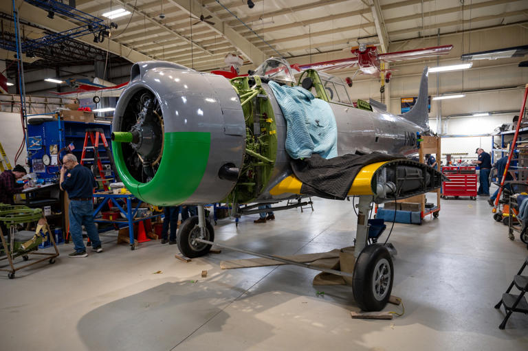 Air Zoo nears completion of detailed restoration of Douglas SBD-1 Dauntless