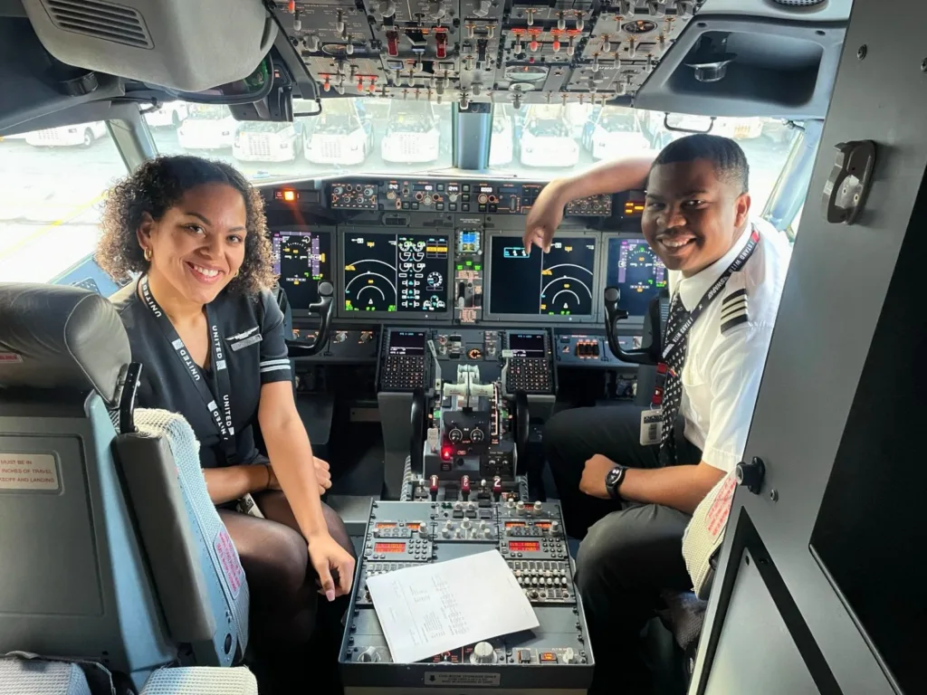 Pilot groom lights up when bride reveals the secret behind his wedding ring
