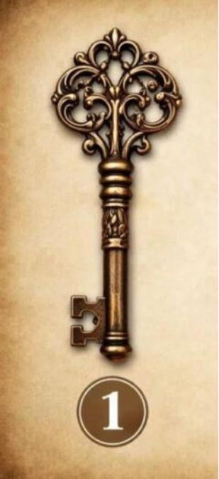 Choose one antique key to reveal what your subconscious mind desires ...