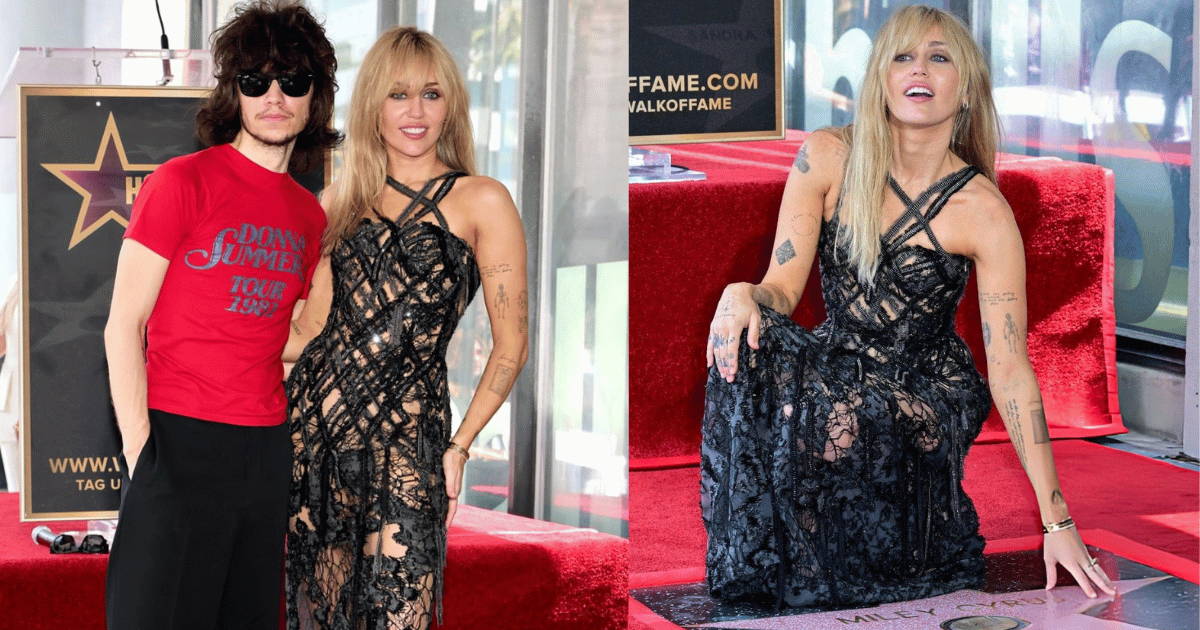 'He looks like a tourist': Fans defend Miley Cyrus after awkward Walk ...